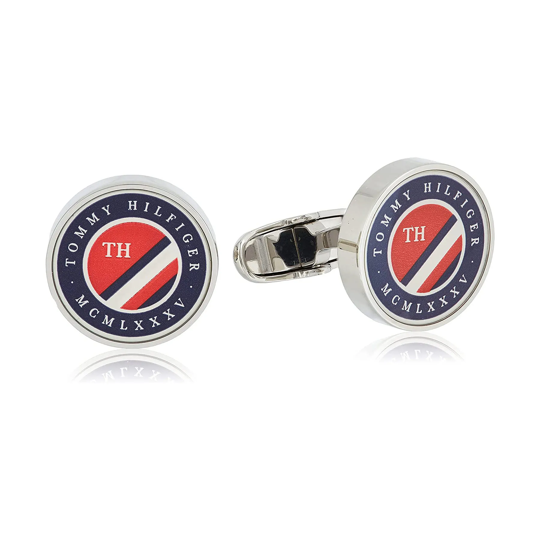 Spinki do mankietów Tommy Hilfiger granatowo-czerwone 2790213 - 195,00 ...