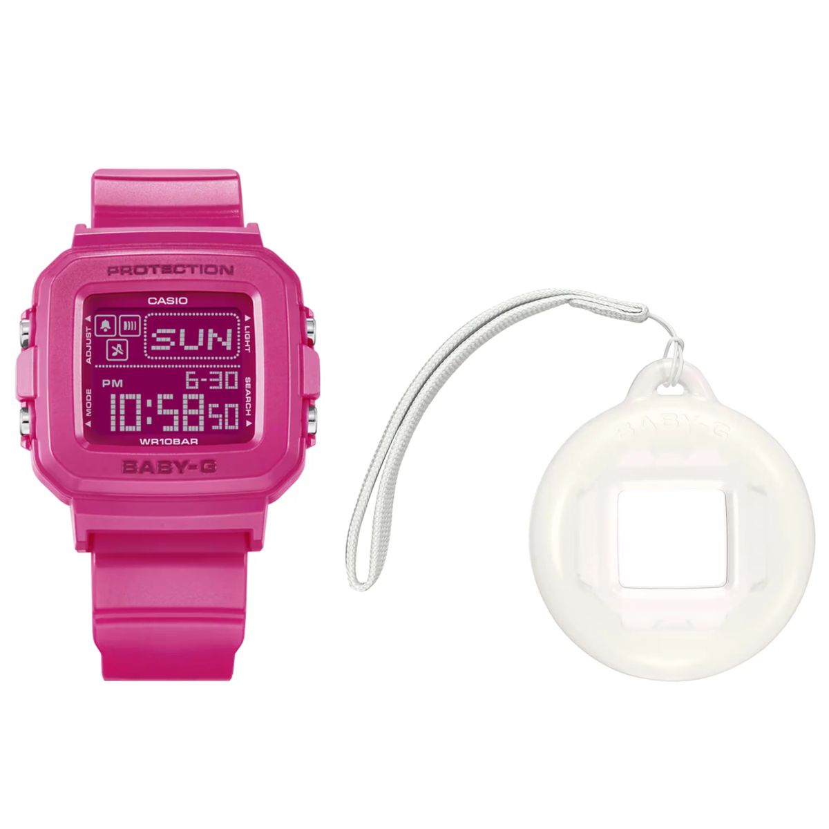 Ro owy zegarek Casio BABY G PLUS BGD 10K 4ER 340 21 z Otozegarki.pl